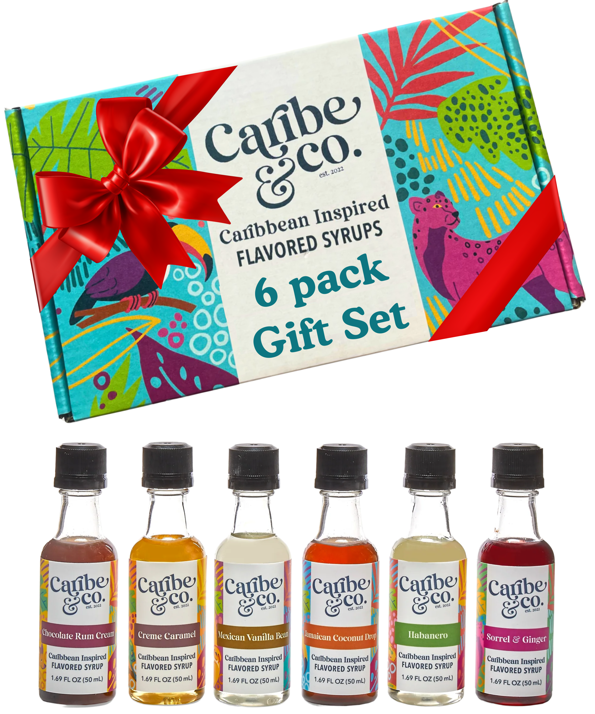 Flavored Syrup Sampler Pack Gift Set – Caribe & Co.