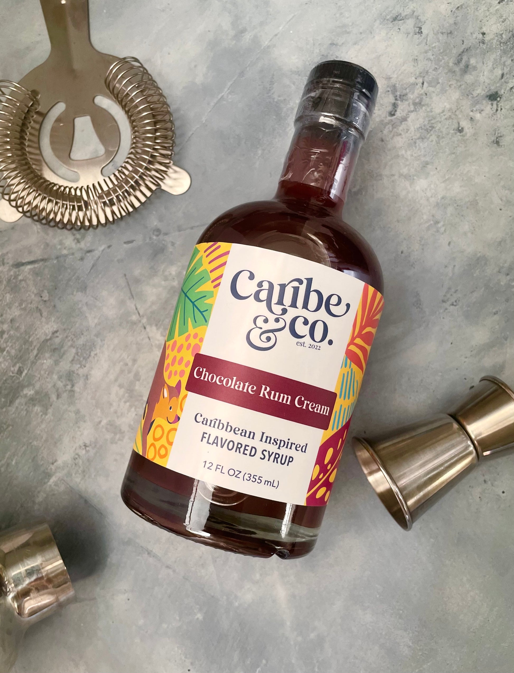 Chocolate Rum Cream Flavored Syrup – Caribe & Co.