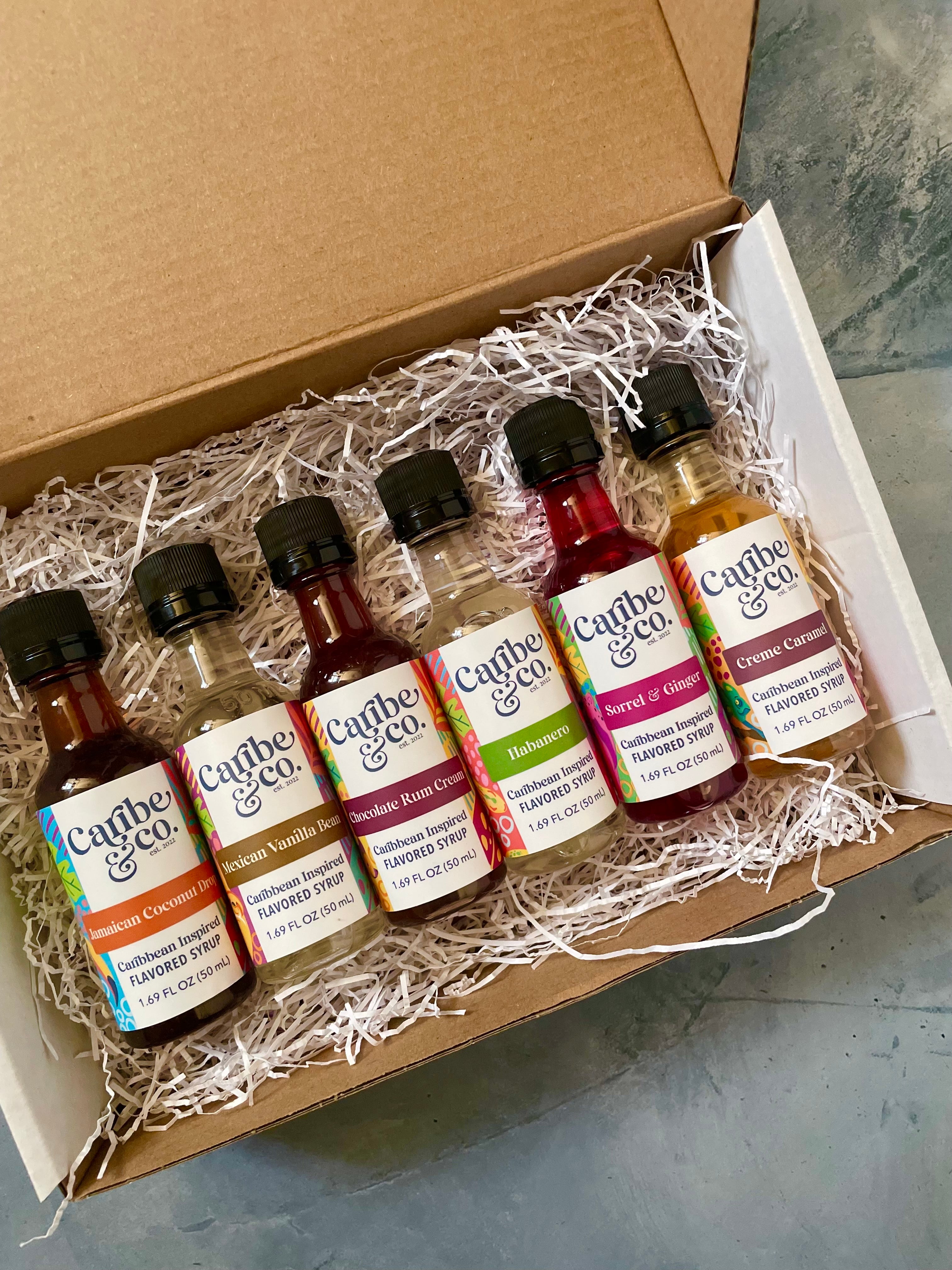 Flavored Syrup Sampler Pack Gift Set – Caribe & Co.